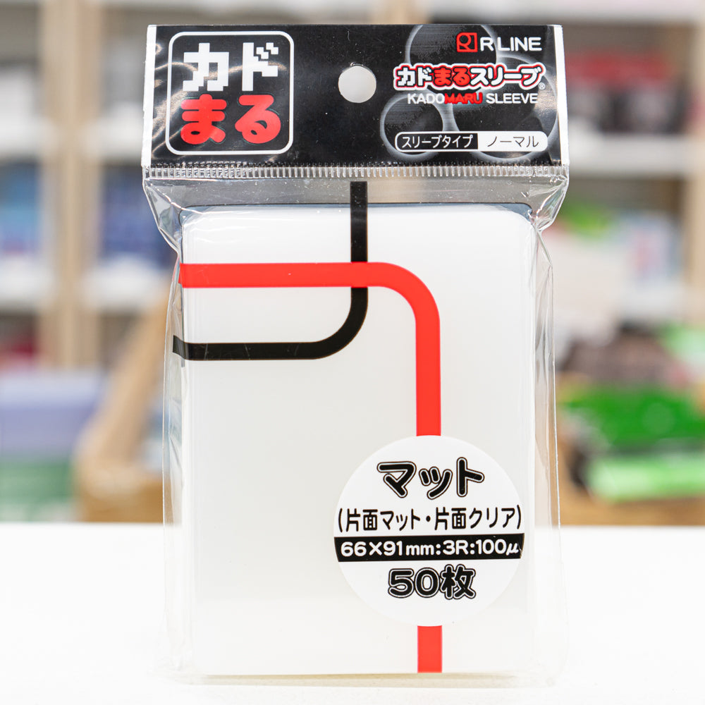 R Line Rounded Corner Sleeve Matte Transparent 50 Sleeve Pack – Topspot ...